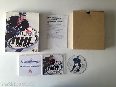 NHL 2000 hockey PC Big box boite carton FR | eBay