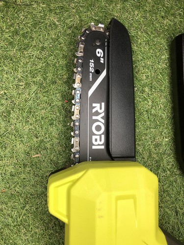 RYOBI 18V ONE 6" PRUNING CHAINSAW W/ BATTERY (MODEL PCLCW01B ...