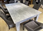 New 7ft Italian Grey Cheltenham Diner Slate Pool Dining Table ...