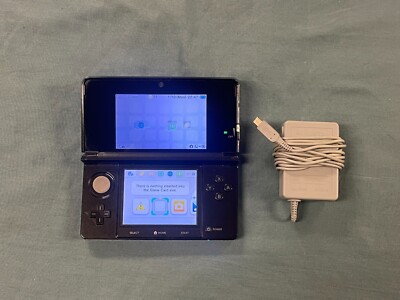 Nintendo 3DS Handheld System - Black CTR-001 Cosmic Black Parental Lock ...