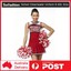 Ladies Glee Cheerleader School Girl Fancy Dress Uniform Party Costume ...
