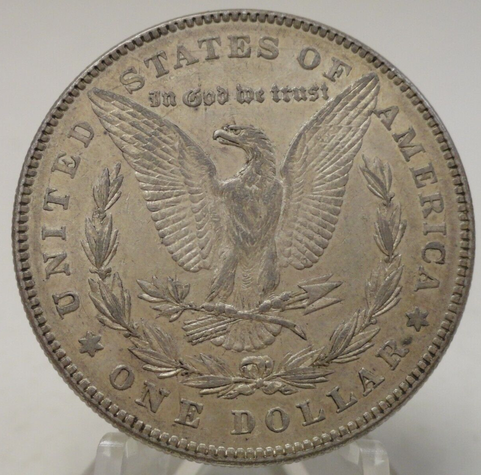 1878 7/8 7 over 8 tail feather United States Morgan silver dollar ...