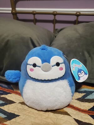 Squishmallow Babs the Blue Jay Blue Bird 8" Stuffed Animal Plush ...