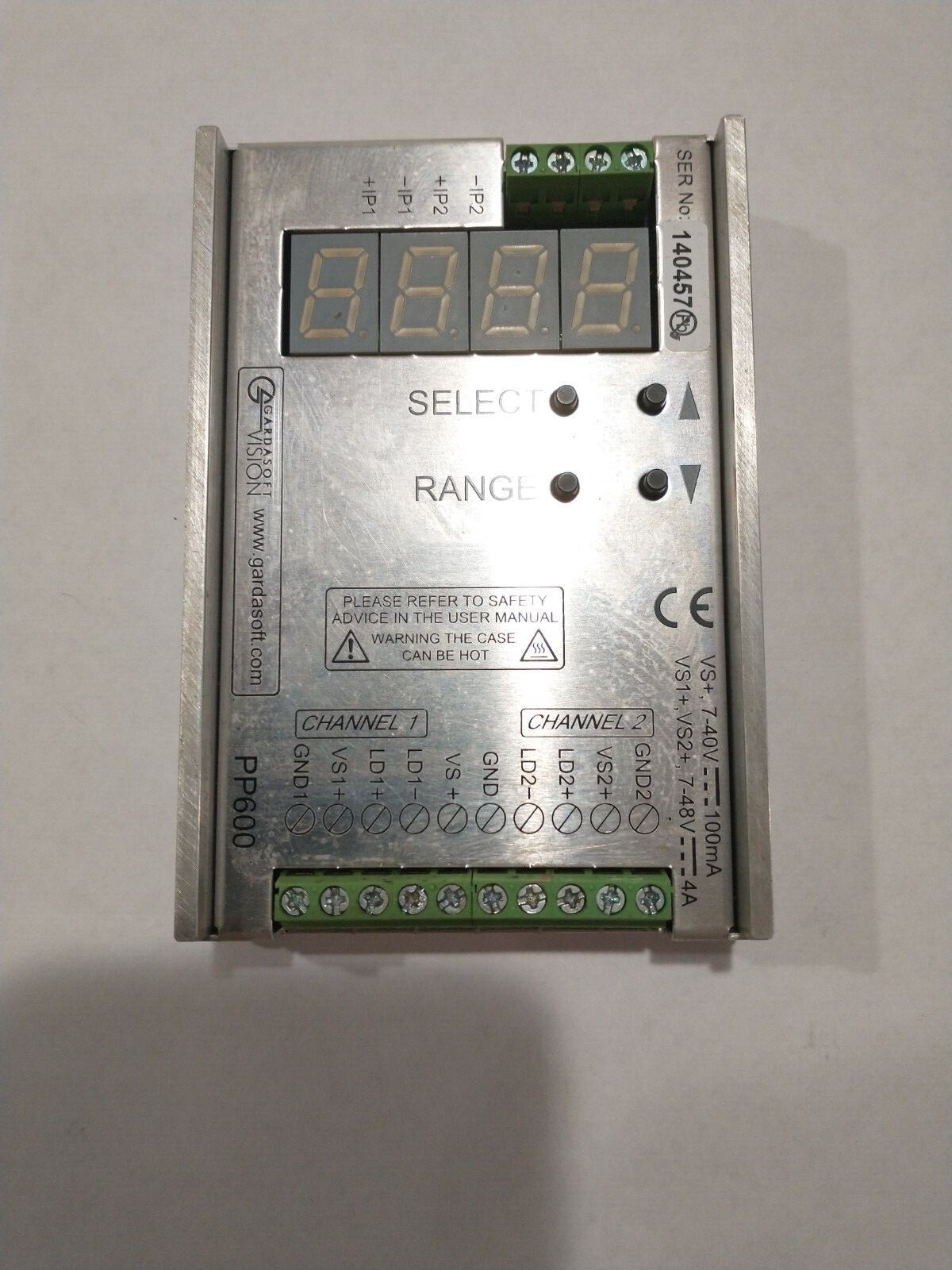 Gardasoft PP600 2-Channel LED Pulse Strobe Machine Vision Controller ...