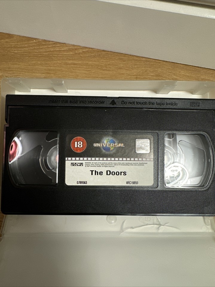 The Doors - Sex Drugs Rick N Roll VHS Val Kilmer Billy Idol Vintage ...