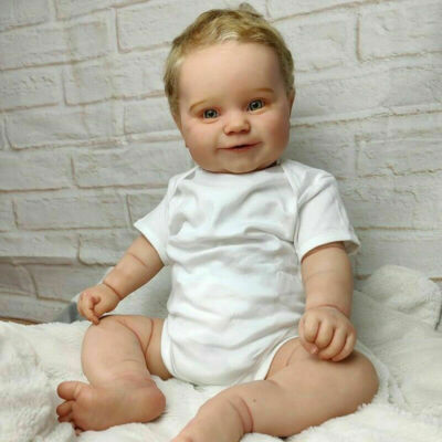 20" Reborn Dolls Fat Baby Real Lifelike Newborn Soft 3D Skin Boy Girl ...