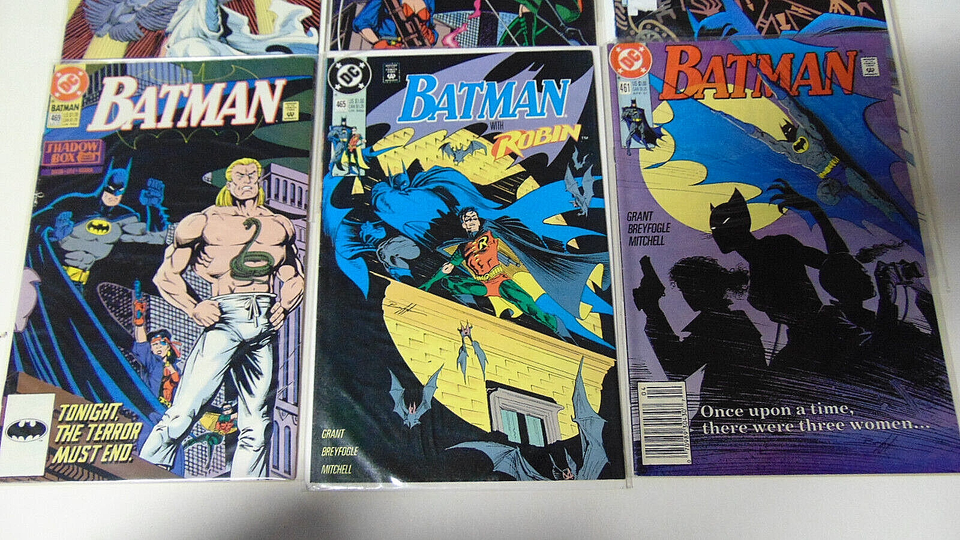 Lot of 10 Batman Comics #461-465 467-471 VF 1991 DC Catwoman Killer ...