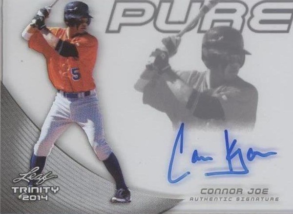 2014 Leaf Trinity - Pure Autographs #P-CJ1 Connor Joe (AU, RC) for sale ...