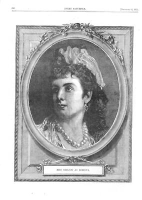 Miss Neilson as Rebecca - Miss Adelaide Neilson - Actress - 1871 ...