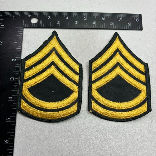 VTG 2 Patches SERGEANT 1ST CLASS RANK United States Army Patch Lot ...