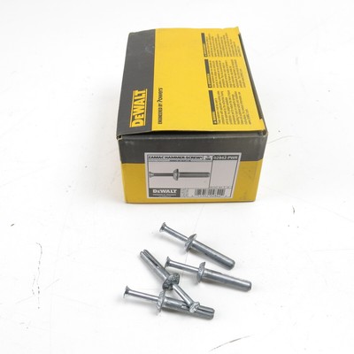 Dewalt Zamac Hammer Screw 02842-PWR Box of 100 Philips Head Fasteners ...