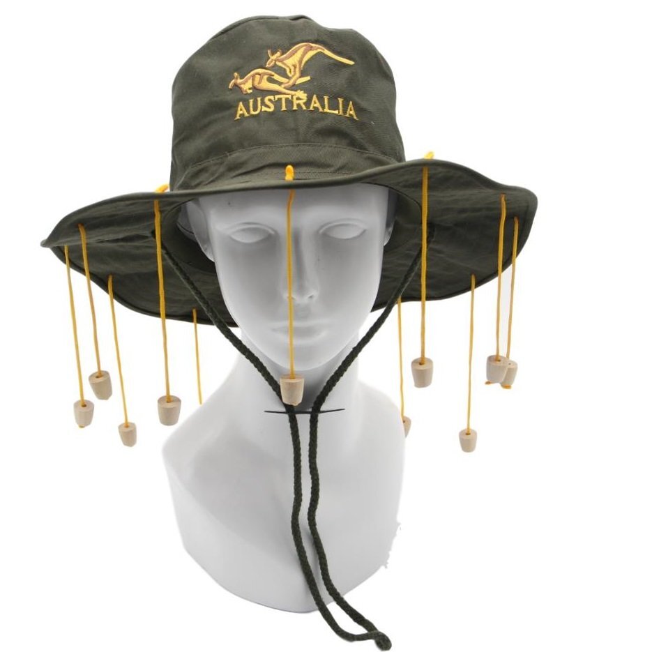 New Aussie OZ Cork Hat Australian Souvenir Adult Crocodile Dundee ...