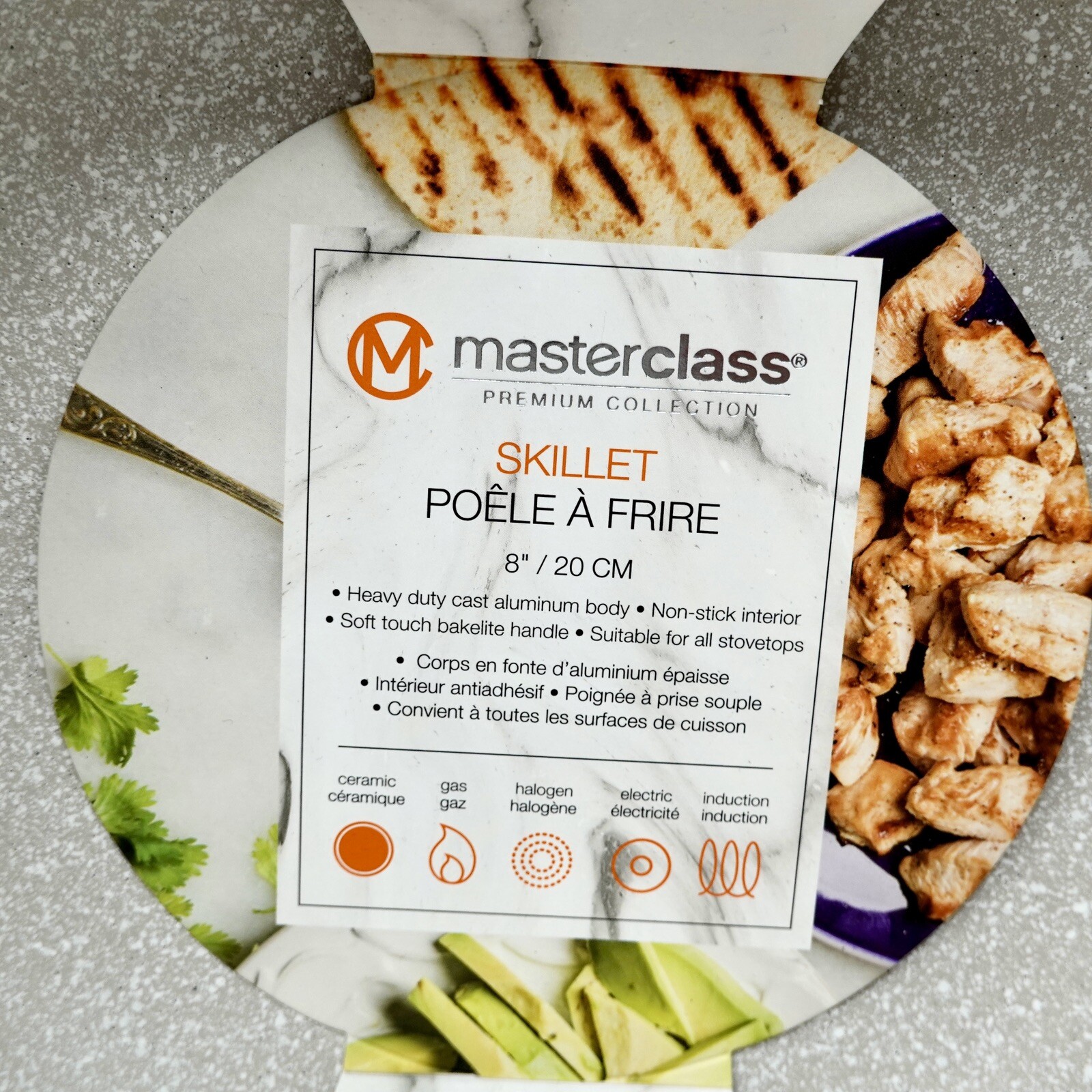 Masterclass Frying Pan Nonstick Skillet Premium Cookware Collection 8 ...