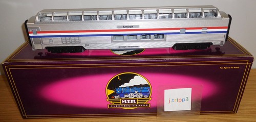MTH PREMIER 20-6748 AMTRAK SUPERLINER 70' VISTA DOME PASSENGER CAR O ...