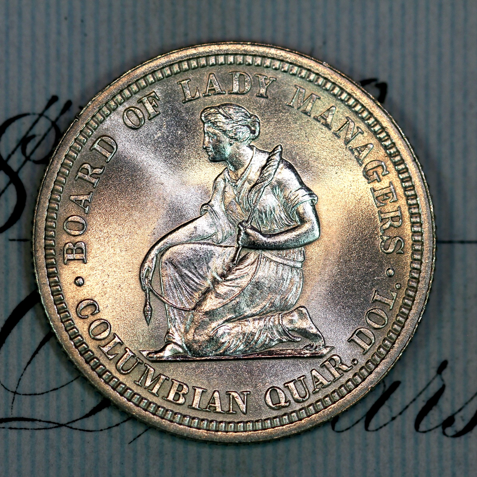 * 1893 * SOLID+ GEM BU MS ISABELLA COMMEMORATIVE QUARTER * FROM ...