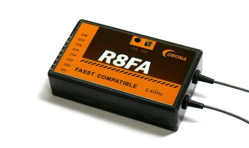 Corona RC Model R8FA FASST Compatible 2.4GHz R/C Hobby Receiver RV115 ...