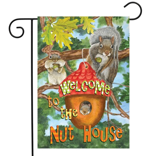 Briarwood Lane Welcome To the Nut House Summer Garden Flag | eBay Australia