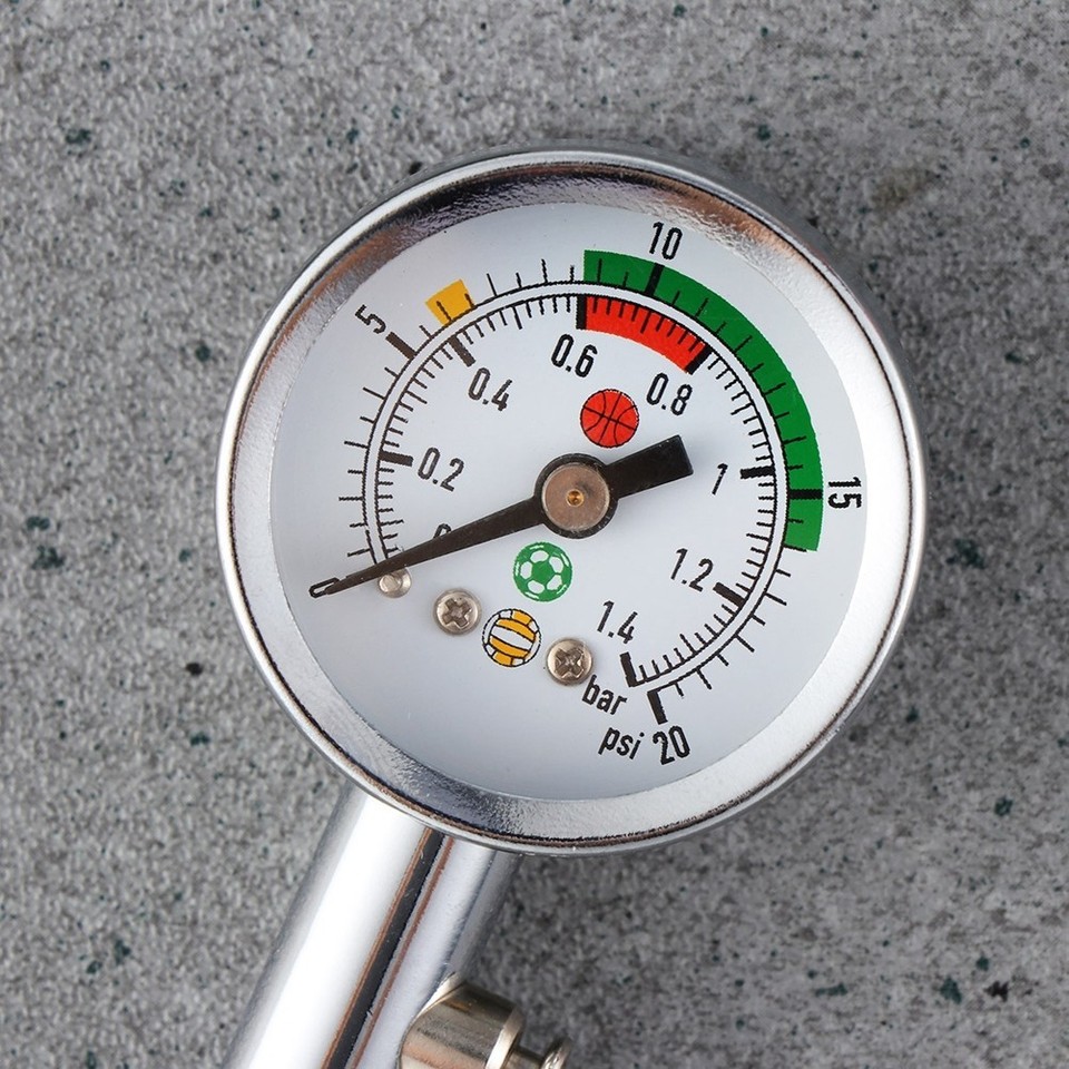 Accurate Ball Pressure Gauge 20 PSI / 1. Barometers Inner Air Pressure ...