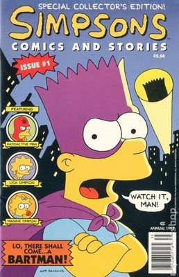 Simpsons Comics and Stories 1N.A Groening Newsstand FN 6.0 1993 Stock ...