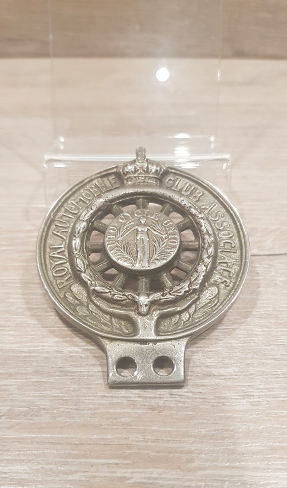 Vintage Type 4 RAC Auto Cycle Union Grille Badge dated 1910's-1920's ...