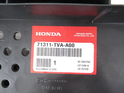 Genuine OEM Honda 71311-TVA-A00 Front Bumper Beam Cover 2018-2020 ...