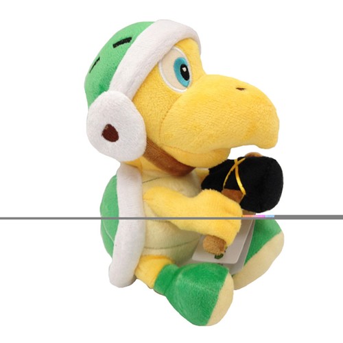 Super Mario Bros Hammer Bro. Koopa Turtle Plush Toy Stuffed Animal 8 ...