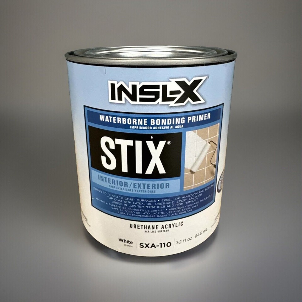 INSL-X SXA110099-04 Stix Acrylic Waterborne Bonding Primer 1 Quart ...