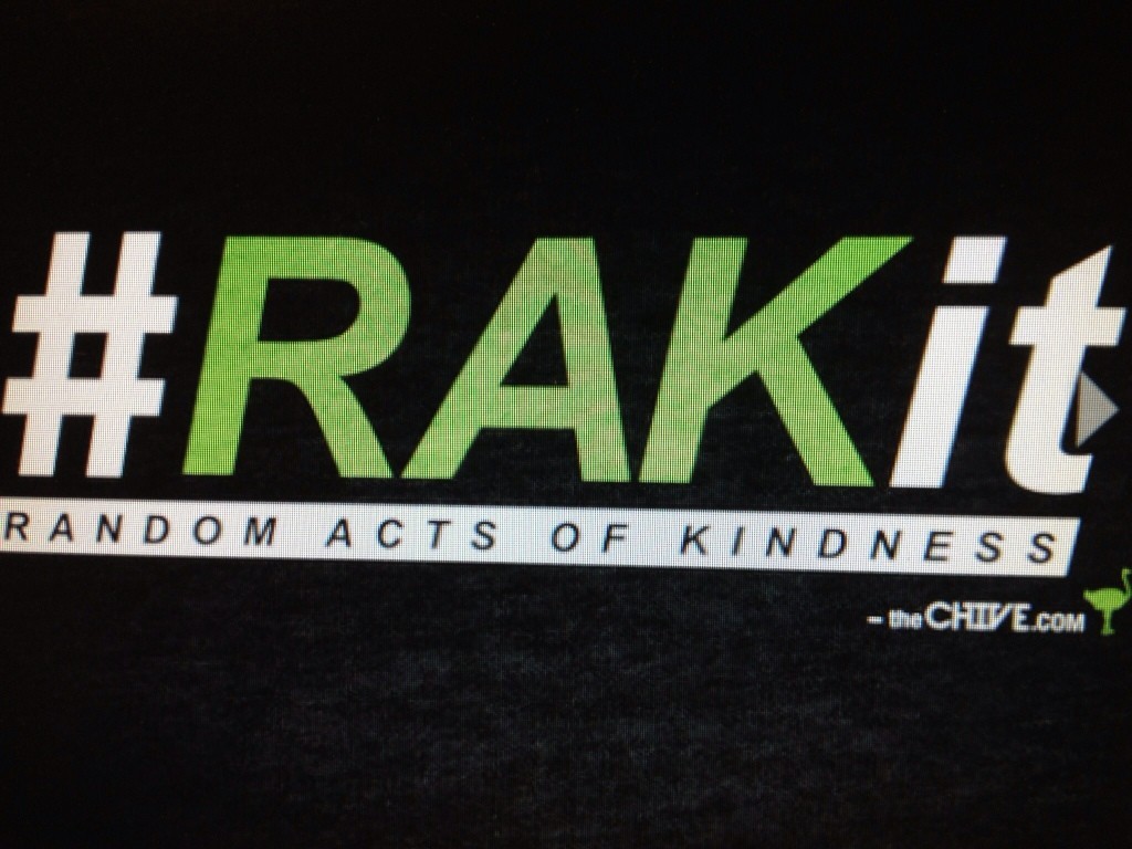 the Chive *Authentic* #RAKit Men's t-shirt Random Acts of Kindness L XL ...