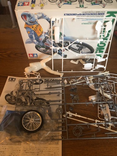 1/12 Tamiya KTM 250 Motocross with rider model kit | eBay