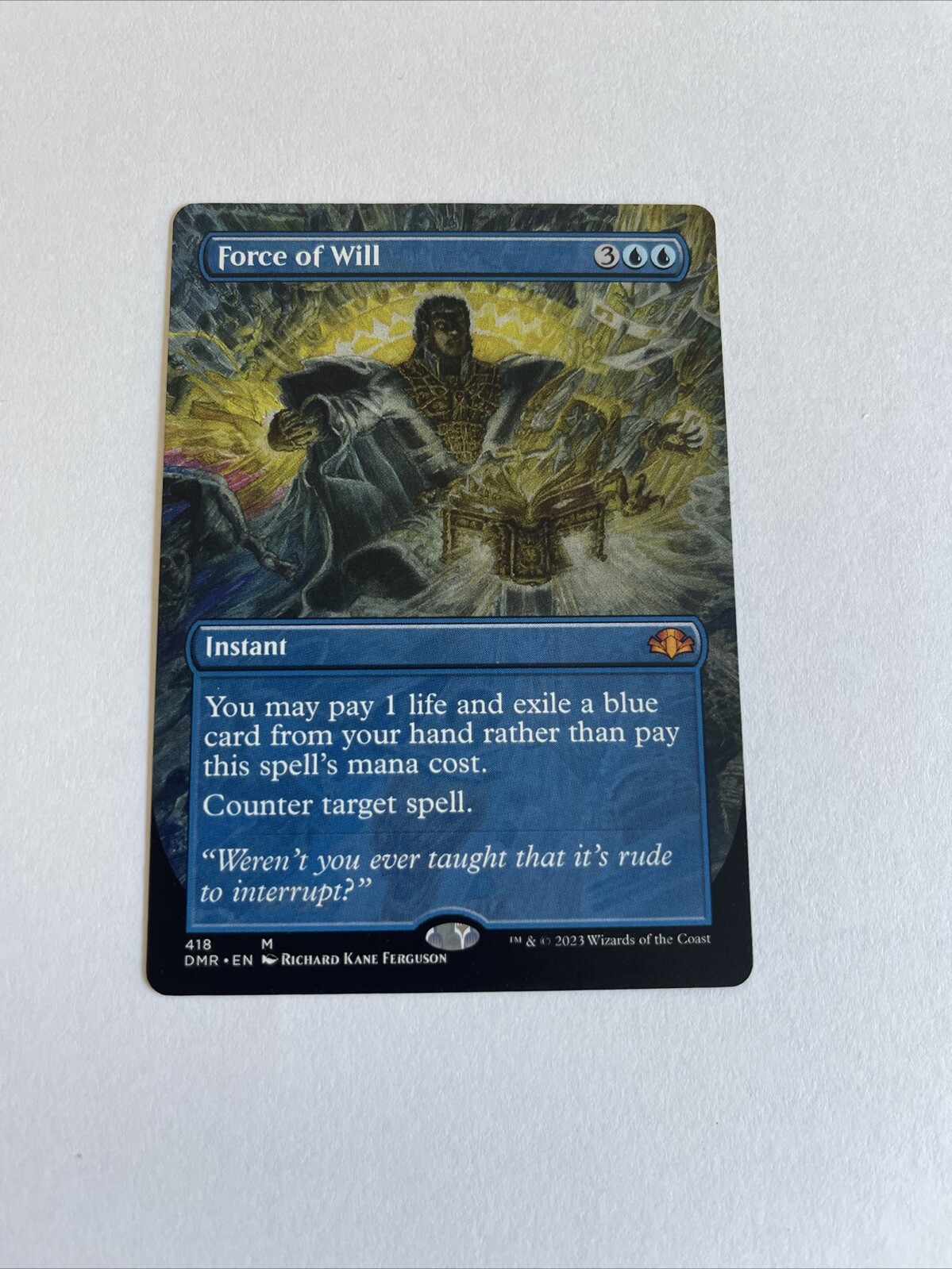 MTG Force of Will Dominaria Remastered 418 Regular Mythic | eBay