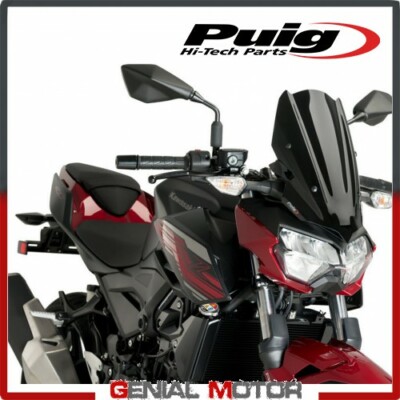 PUIG WINDSHIELD BLACK 3548N KAWASAKI Z400 400 2019 / 2020 | eBay Australia