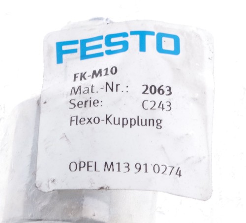 FESTO FK-M10 FKM10 2063 Piston rod attachments Self Aligning ! 2pcs ...