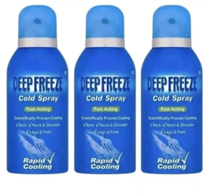 Deep Freeze Pain Relief Cold Spray 150ml | Muscle & Joint Pain Relief ...