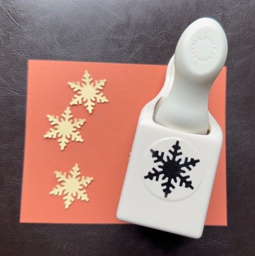 Martha Stewart Snowflake paper Punch Winter Christmas Snow | eBay