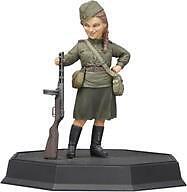 Plastic Model 1/12 Wwii Soviet Army Soldier Tanya Spagin Ppsh1941 War ...
