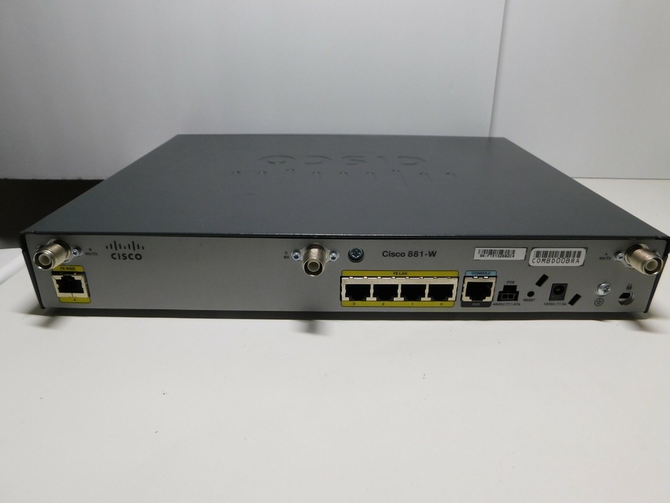 Cisco 881W-GN-A-K9 Ethernet Security Router - No AC Adapter & Antenna ...