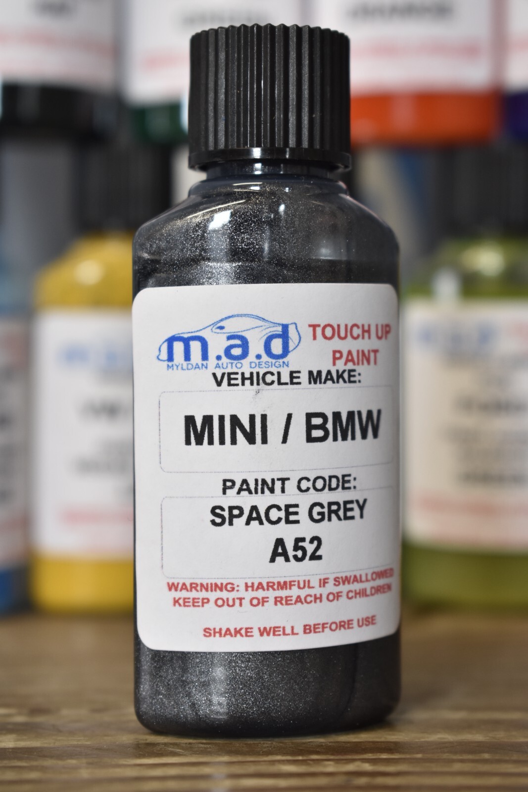 TOUCH UP KIT FOR MINI/BMW SPACE GREY A52 PAINT 30ML 1 3 5 7 8 SERIES ...
