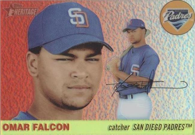 2004 Topps Heritage - Chrome Omar Falcon #THC74 Refractor /555 (RC) for ...