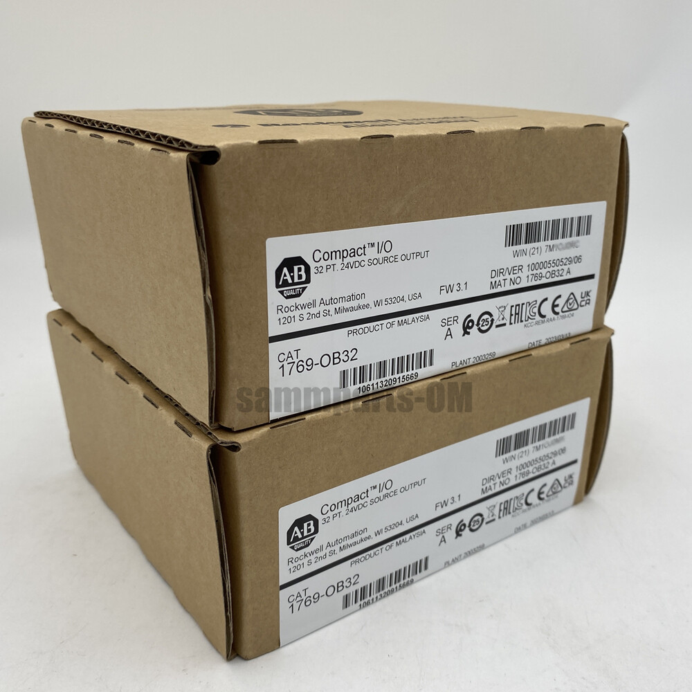 NEW AB 1769-OB32 Compact 32PT.24VDC Output Module PLC Factory Sealed ...