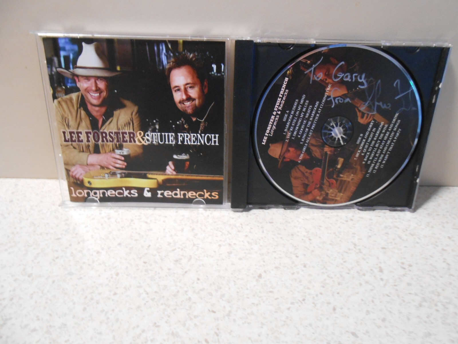 LEE FORSTER & STUIE FRENCH-LONGNECKS & REDNECKS-13 TRACK CD-AUSTRALIA ...