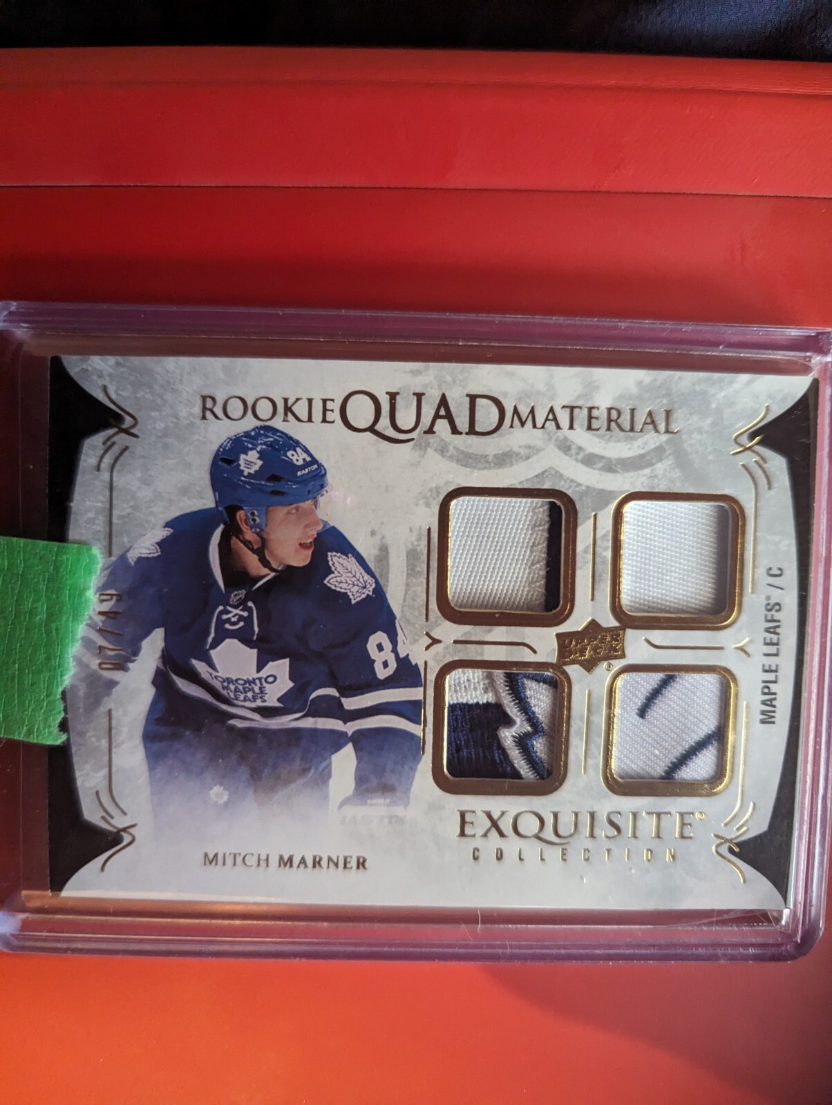 Mitch Mariner upper Deck equisite rookie quad material 7/49 | eBay