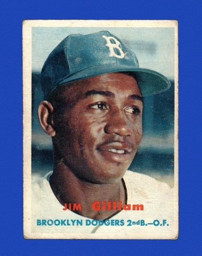 1957 Topps Set-Break #115 Jim Gilliam LOW GRADE (crease) *GMCARDS* | eBay