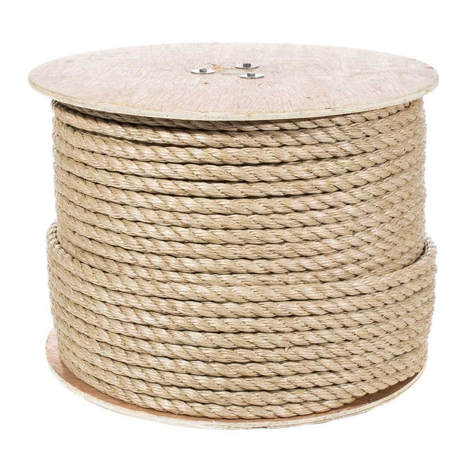 Twisted ProManila / UnManila / Tan Polypro Rope Multiple Length and ...