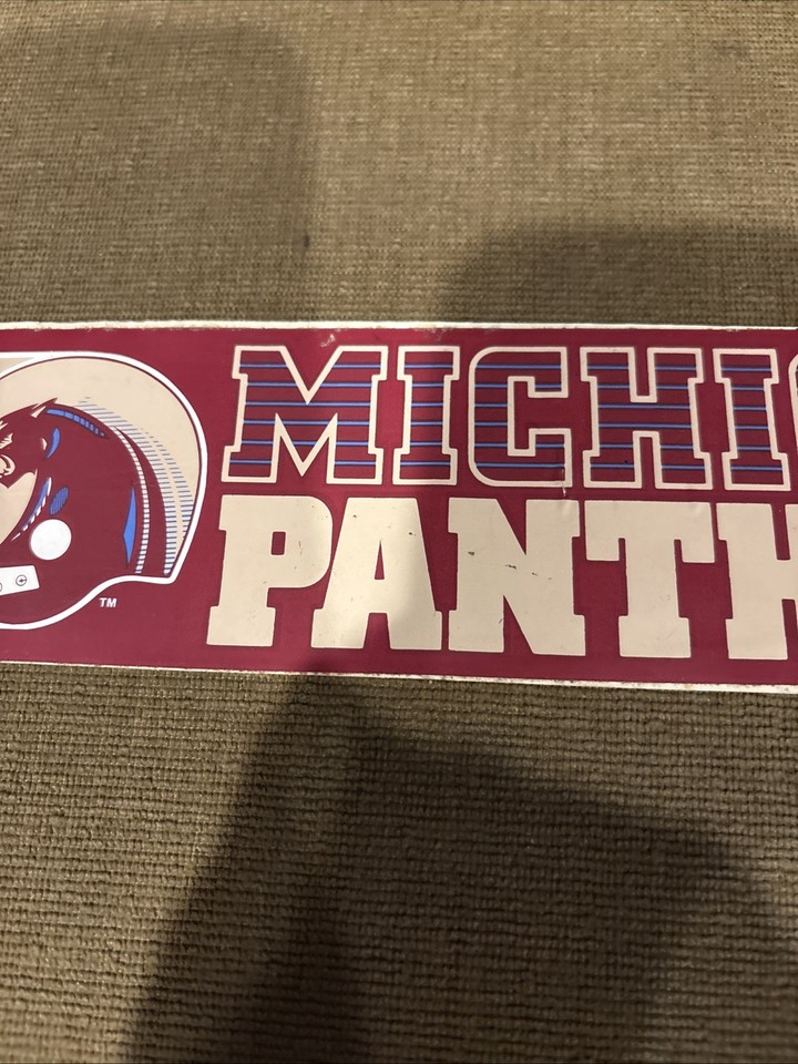 USFL Bumper Sticker Michigan Panthers | eBay UK