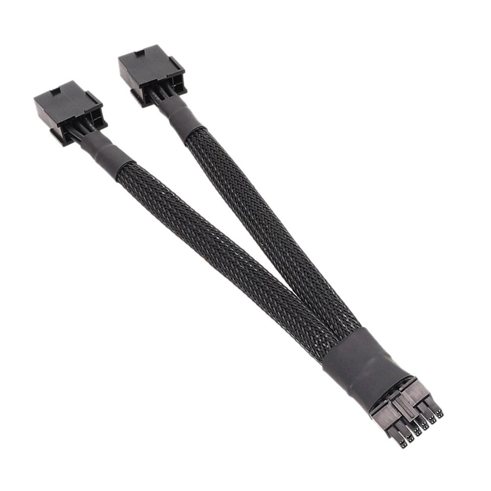 Video Card 12VHPWR PCIe 5.0 12 Pin to Dual GPU PCIE 8-Pin Cable for ...