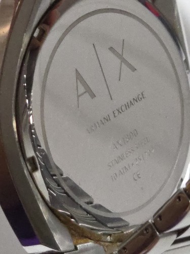 ARMANI EXCHANGE CHRONOGRAPH BLUE DIAL ST. STEEL MEN'S WATCH AX1800 PRE ...