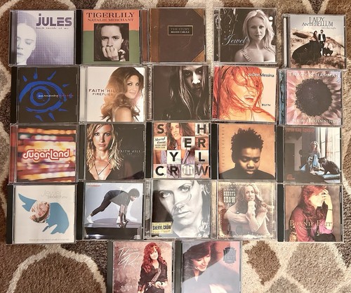 Female Country / Folk Music CD Lot of 22 Crow, Hill, Jewel, Merchant ...
