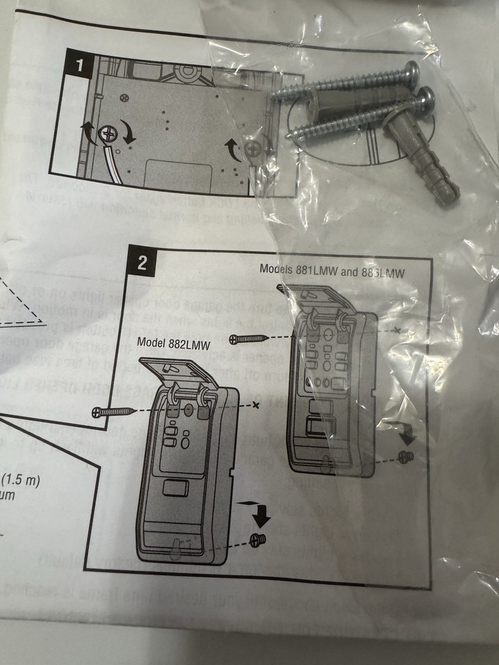 New LiftMaster 882LMW Multi-Function Control Panel Garage Opener ...