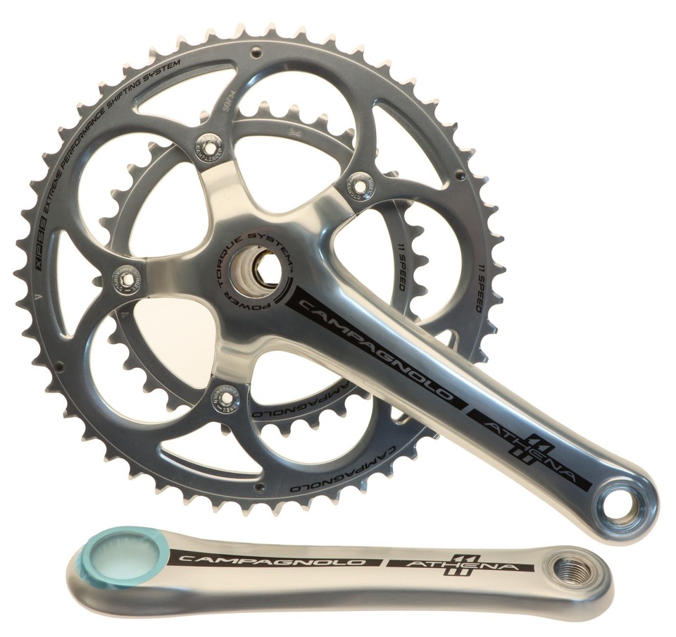 Campagnolo Athena Crankset 50/34T 11s Compact Silver 175mm '15 Power ...