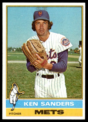 1976 Topps Ken Sanders New York Mets #291 | eBay
